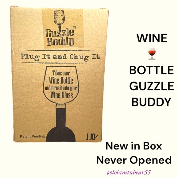 Guzzle Buddy | Other | What Is It Its A Wine Guzzle Buddy For Your Wine ...